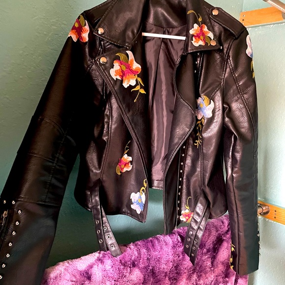 unknown | Jackets & Coats | Vintagerock Style Leather Jacket | Poshmark